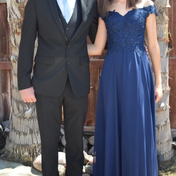 Dancing Queen | Dresses | Navy Blue Prom Dress | Poshmark